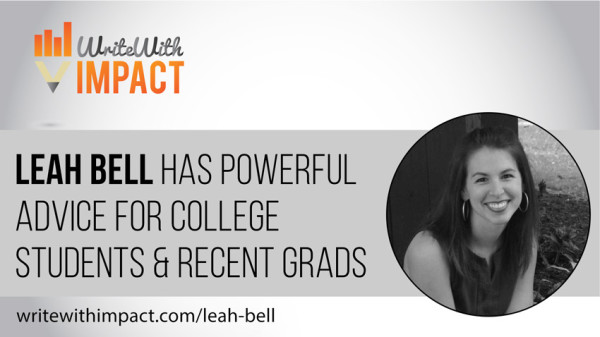 Leah Bell Has Powerful Advice for College Students & Recent Graduates ...